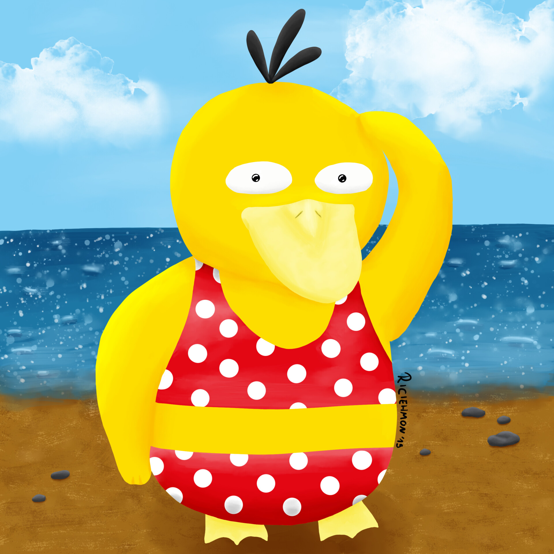 ArtStation - Psyduck on Vacation