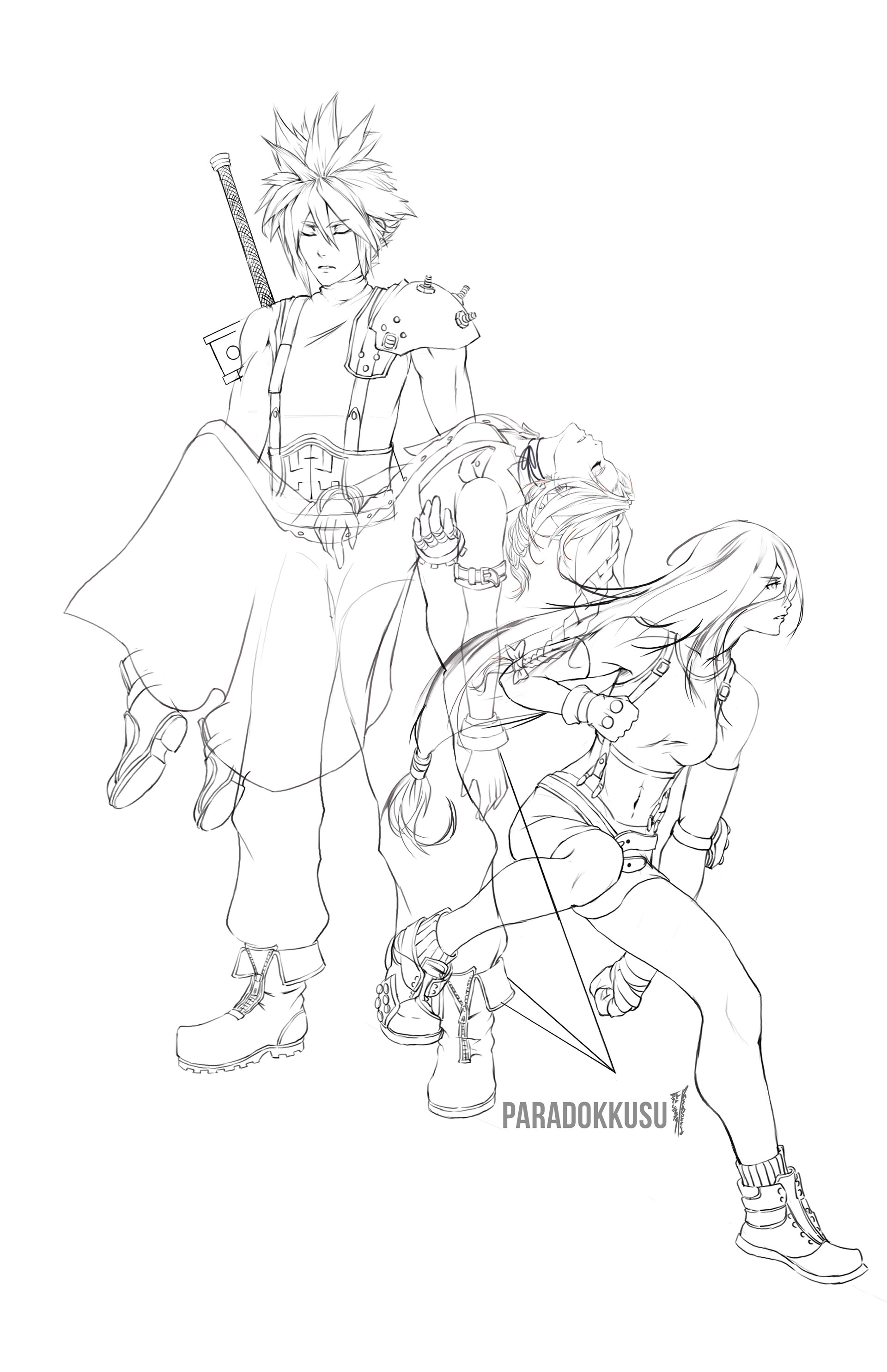 final fantasy x coloring pages
