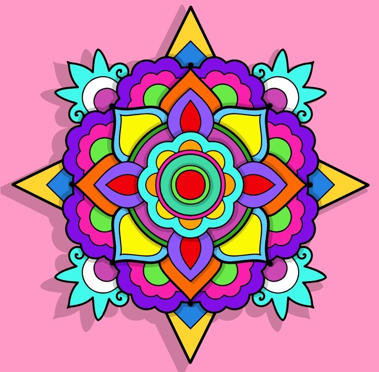 ArtStation - Floral Kaleidoscope 🌸