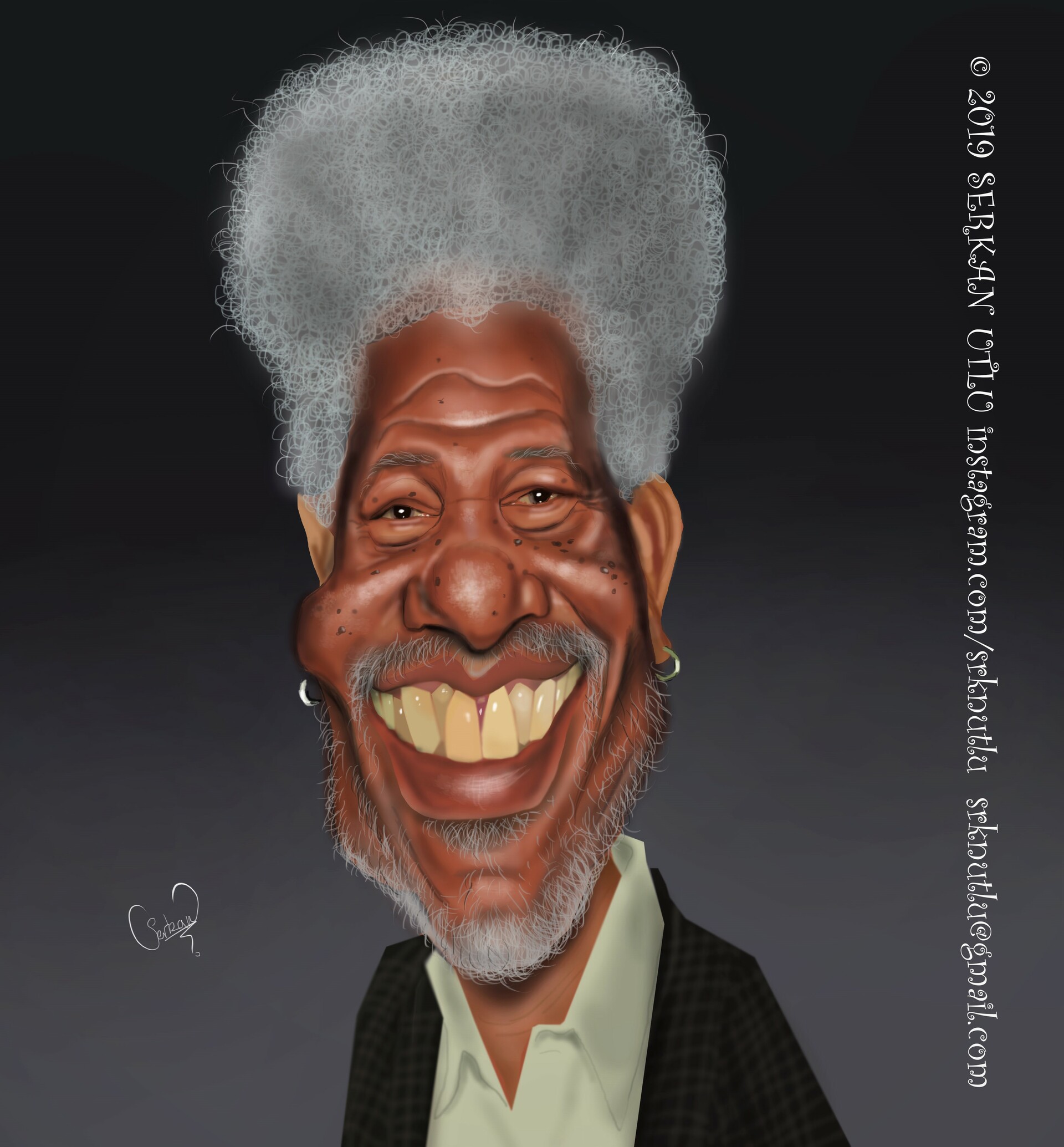 ArtStation - Morgan Freeman