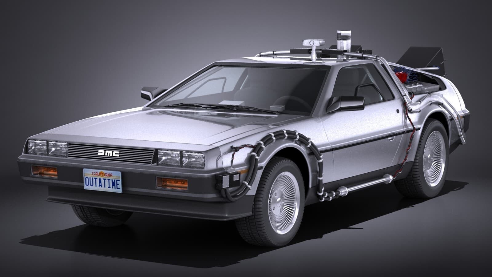 ArtStation - DeLorean DMC-12 Back To The Future 1 3D Model