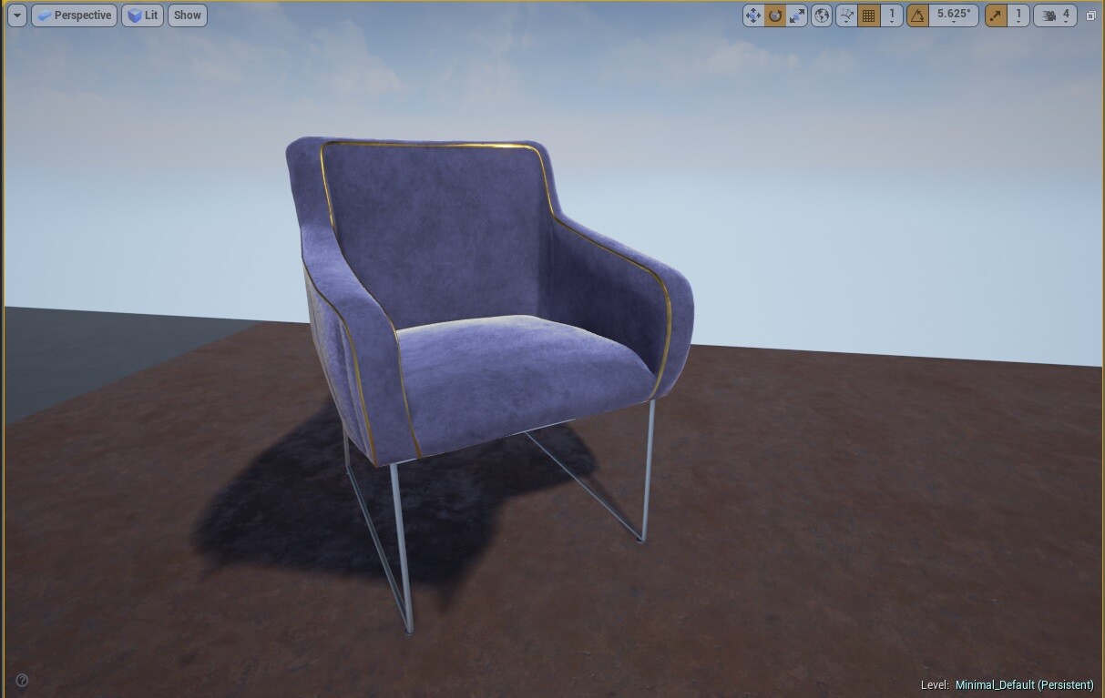 ArtStation - A velvet chair