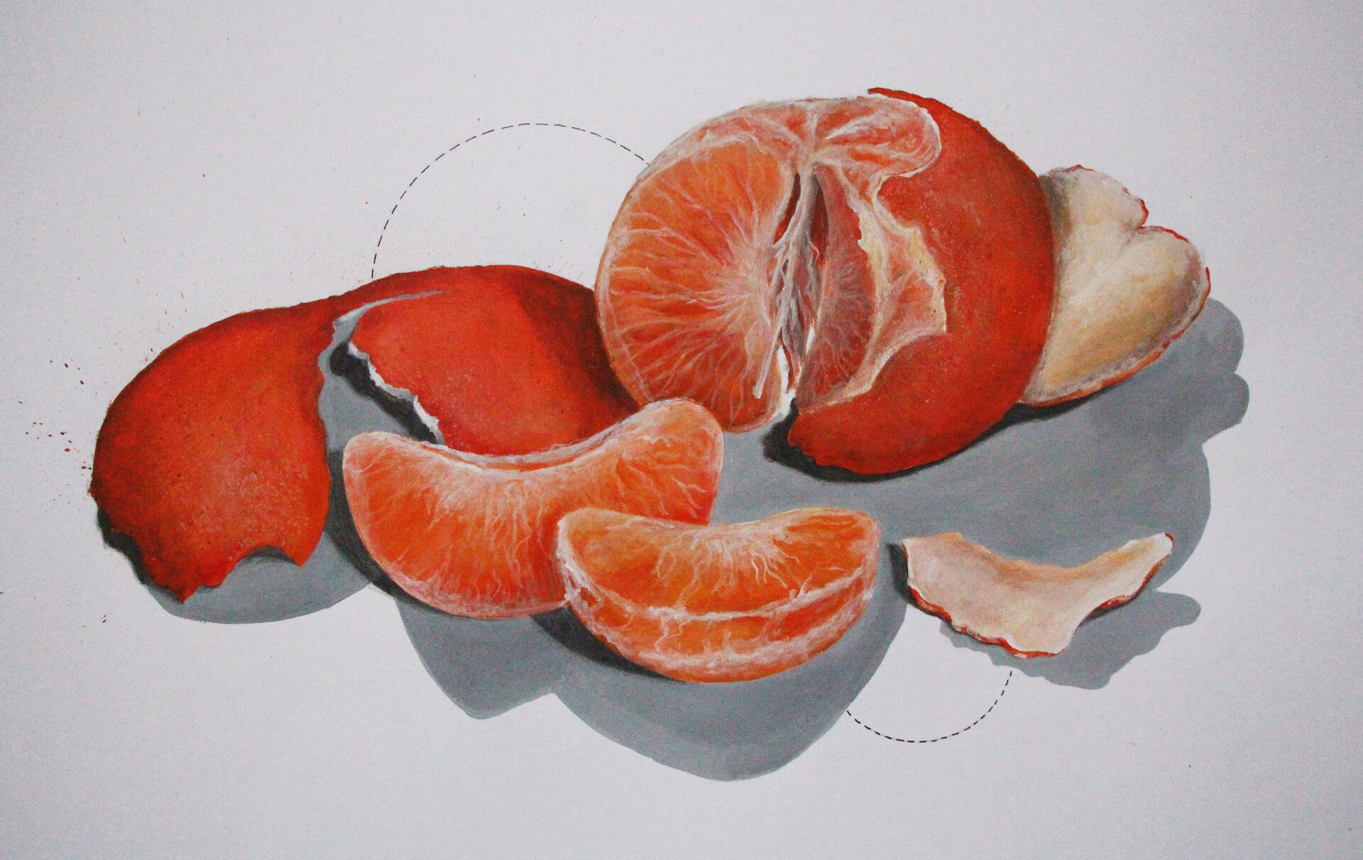 ArtStation - Mandarin orange still life