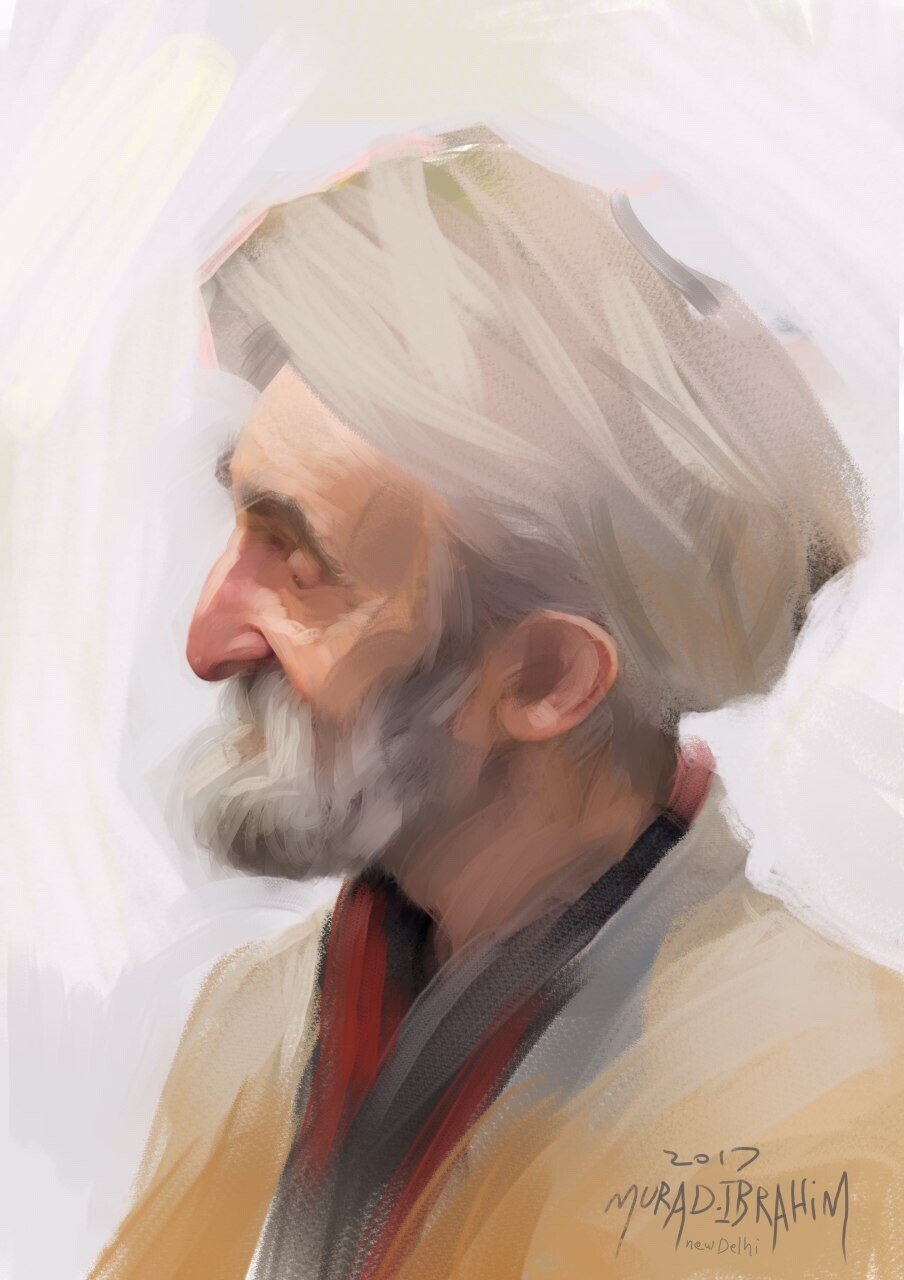 ArtStation - Old man India new Delhi 2017