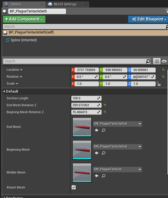Xanthe Sheppard - Spline Mesh Generator - UE4