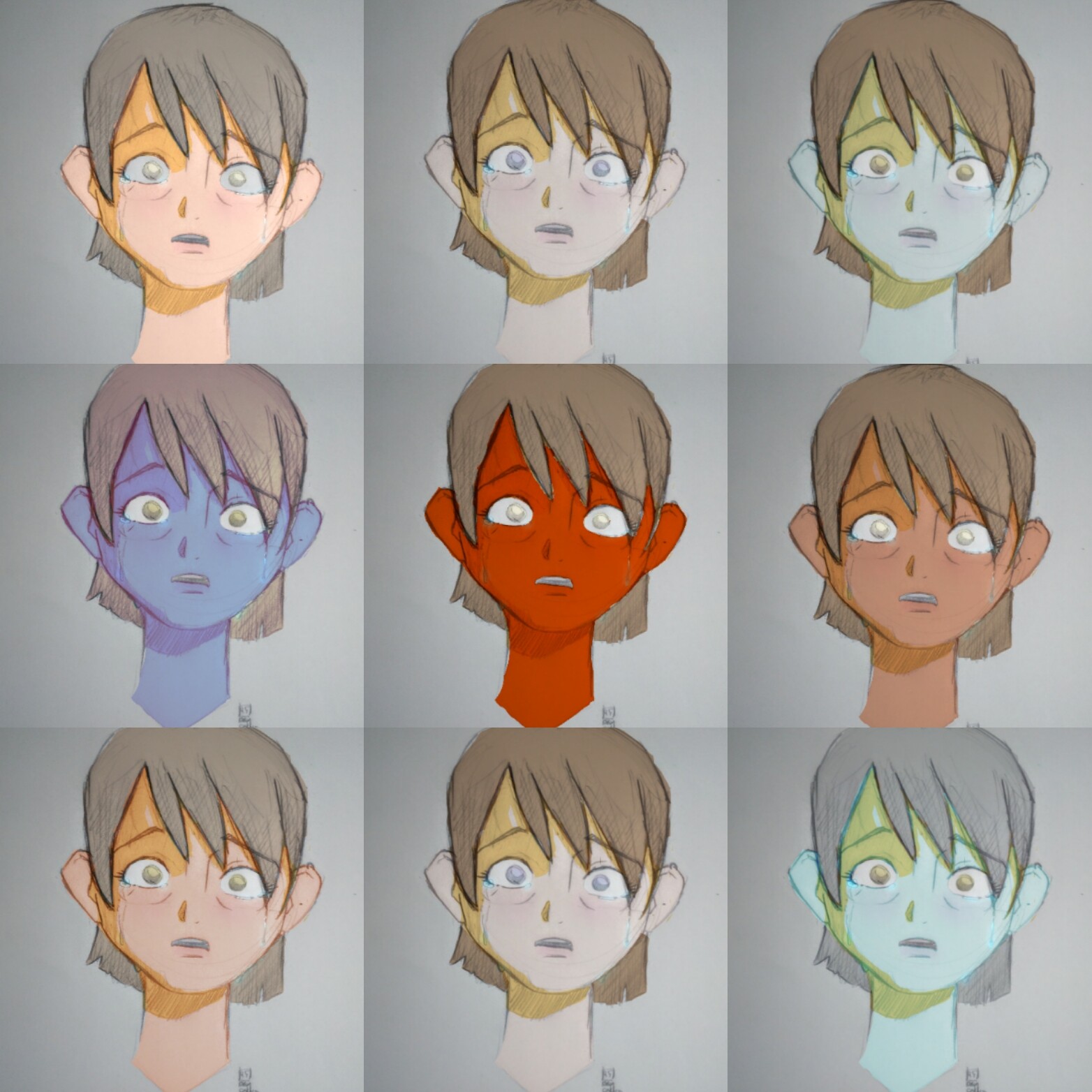 ArtStation - Skin tones