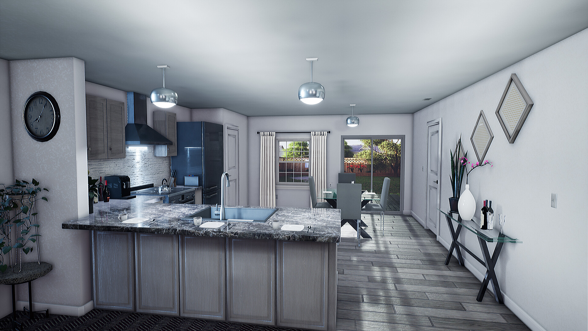 ArtStation - Modern Kitchen Interior