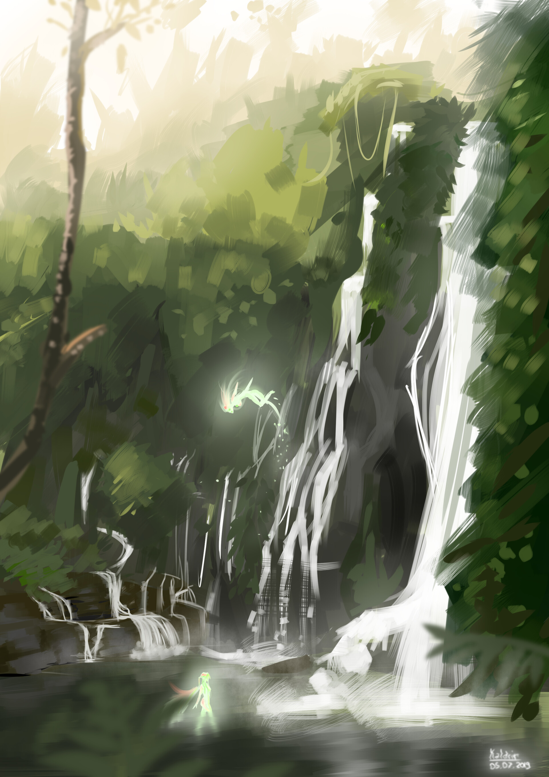 ArtStation - Fairies' bath