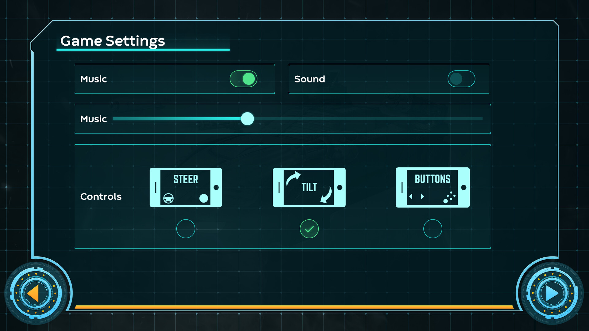 Nasir Khan - flaying car shooting game UI