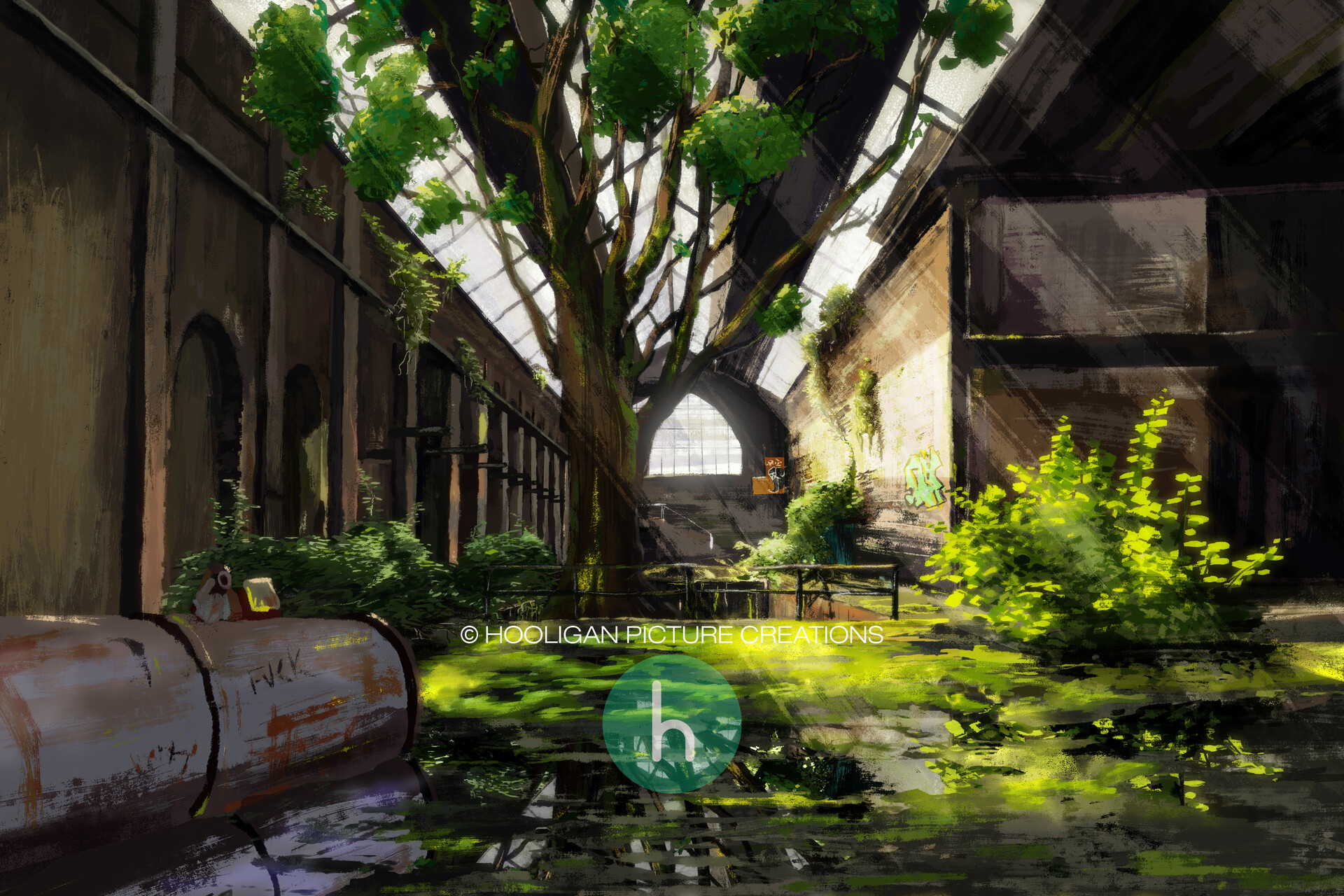 ArtStation - Abandoned Warehouse