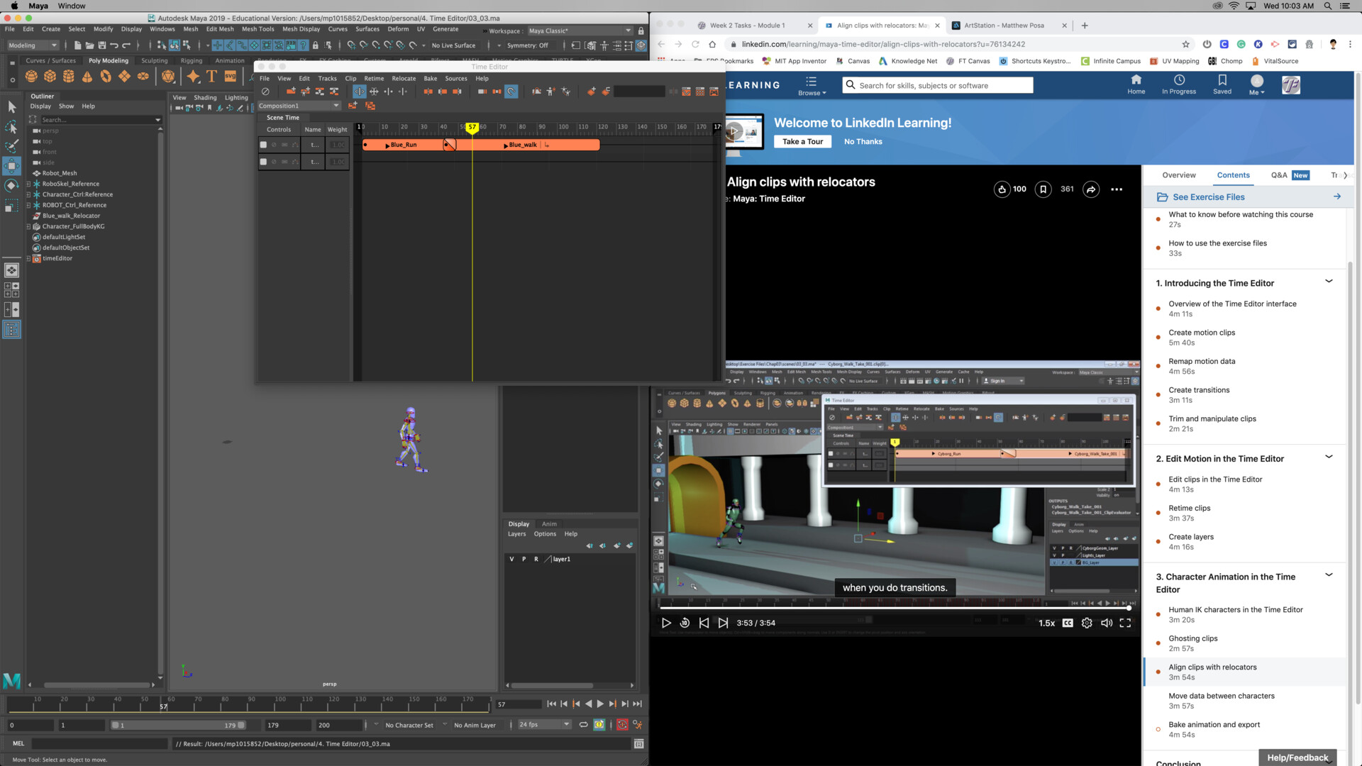 Matthew Posa - Character Animation in the Time Editor