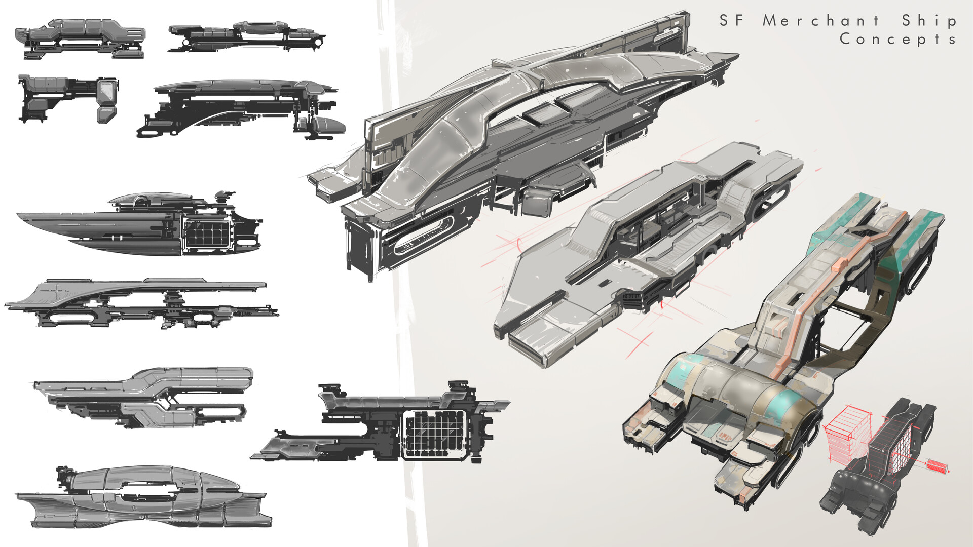 spaceship concept art