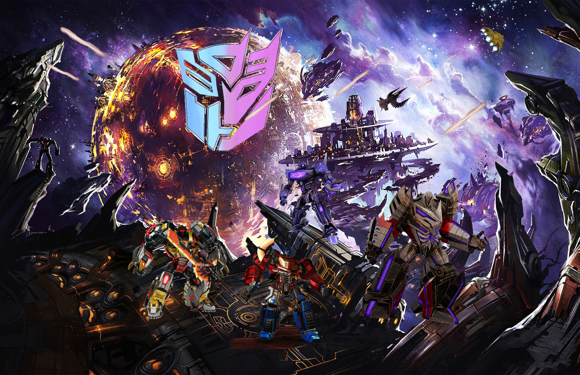 ArtStation - chaos on cybertron