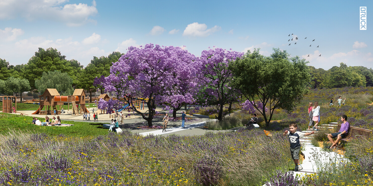 ArtStation - 3D LANDSCAPE ARCHITECTURE VISUALIZATION.