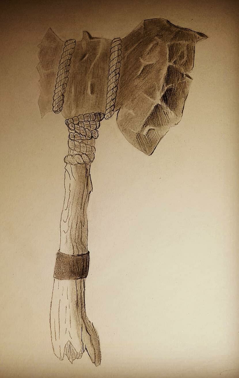 ArtStation - Stone Axe (Weapon)