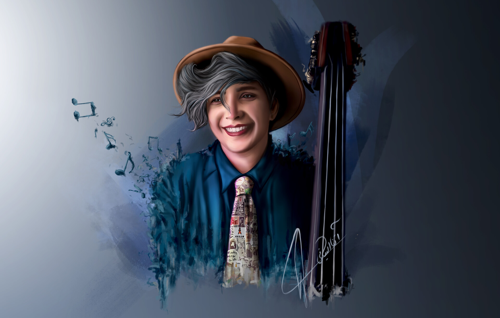 ArtStation - distant blue