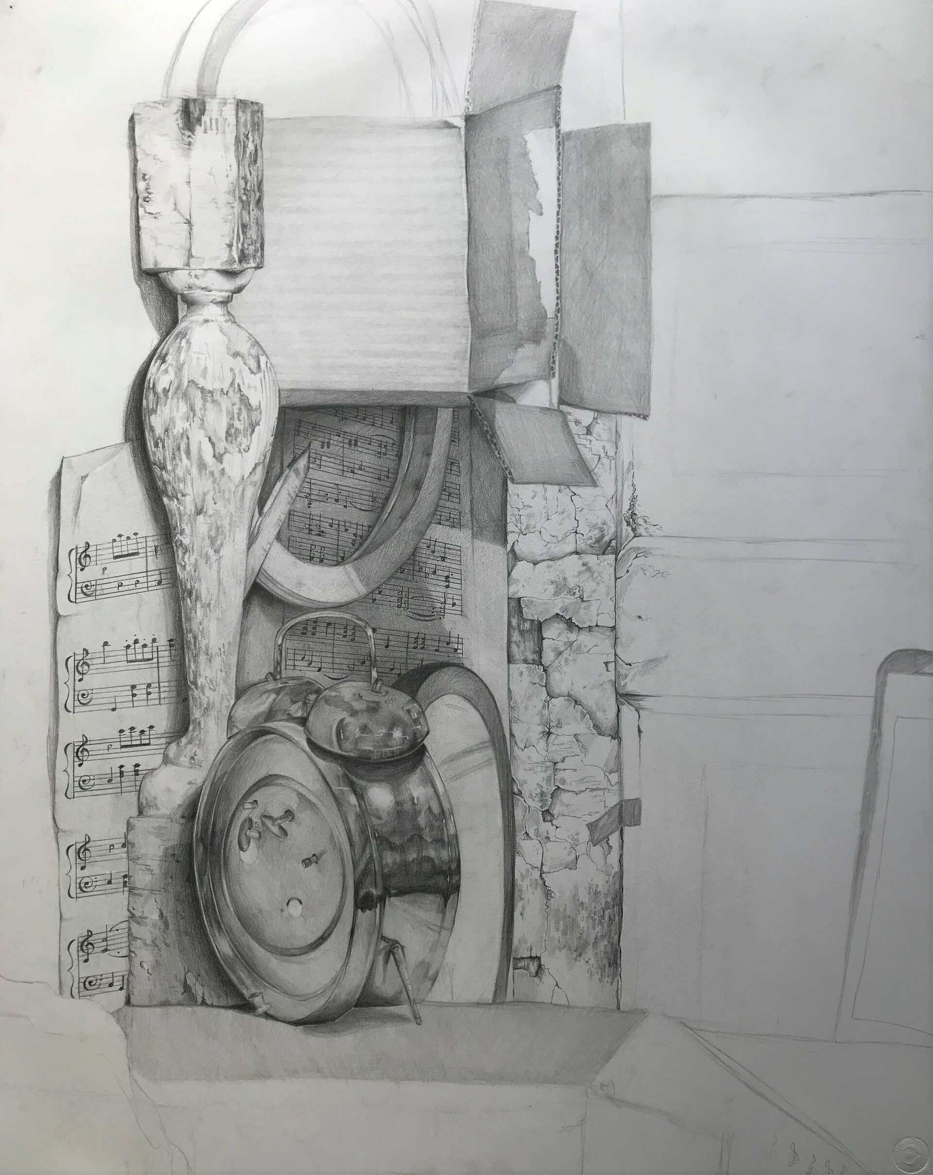 ArtStation - Clock Still Life