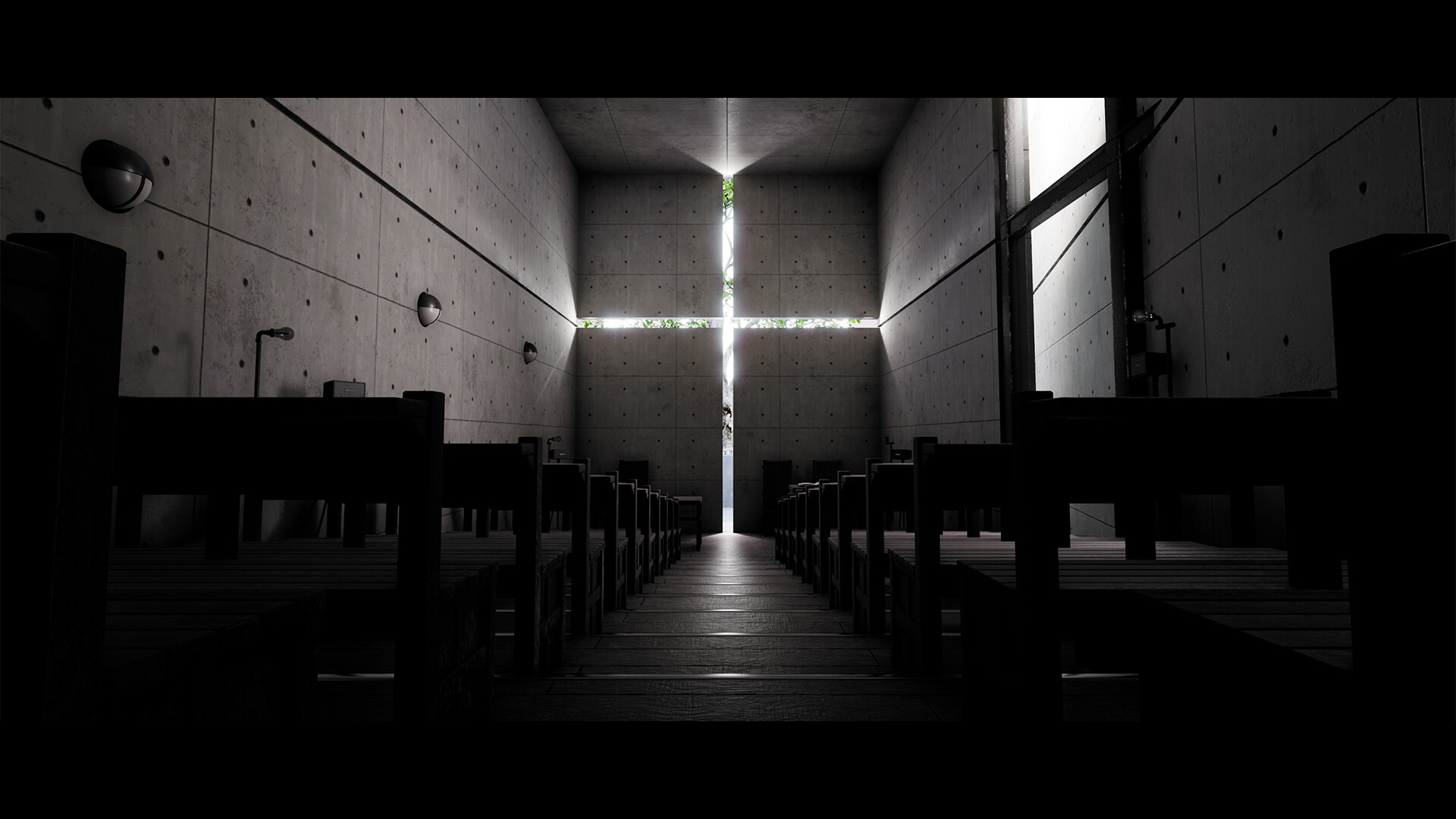 Ahmed Serbest - DAE: University Project/ Church of light - UE4