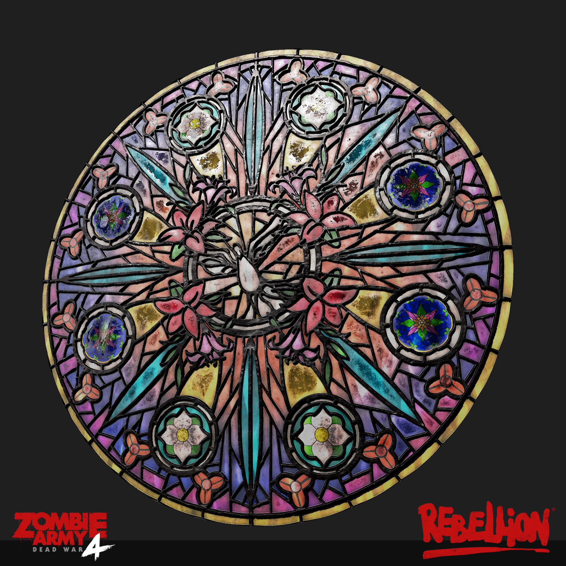 William Butterworth - Zombie Army 4: Dead War | Facade Stained Glass