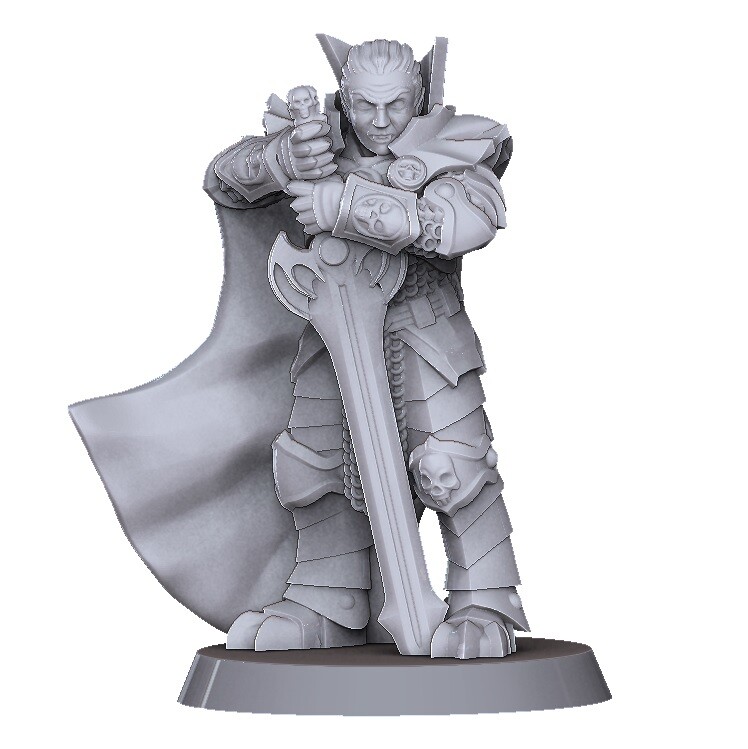 ArtStation - Vampire 3d tabletop miniature