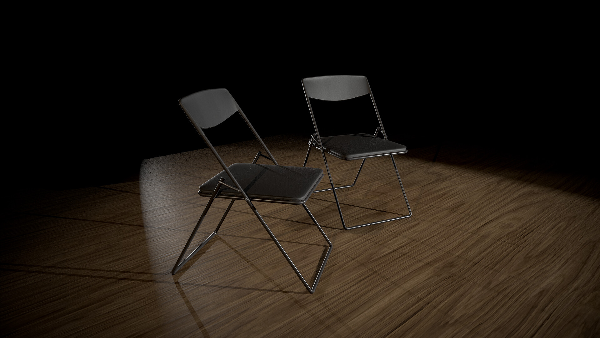ArtStation - Black chair 3d model