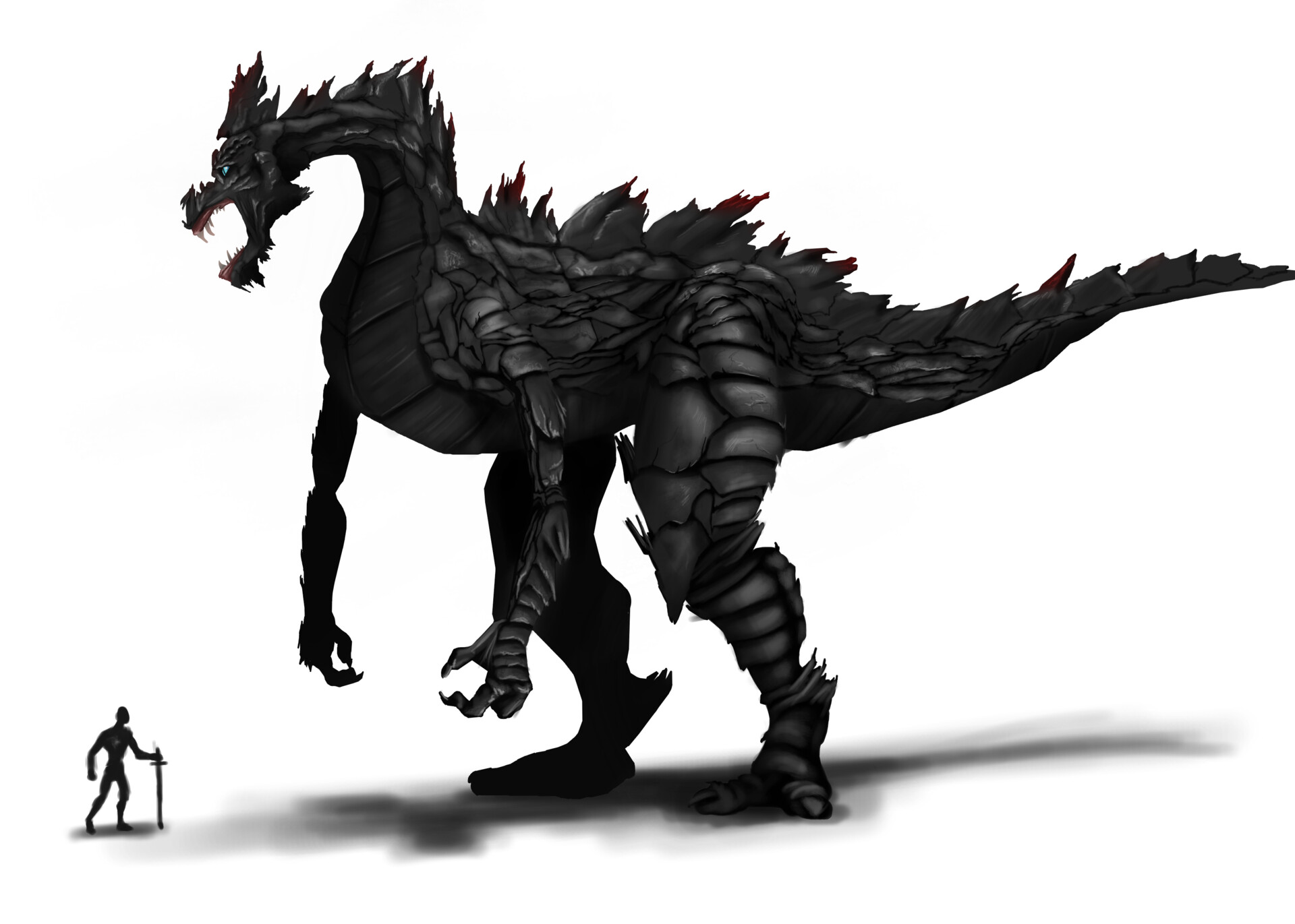 ArtStation - The Wingless Dragon