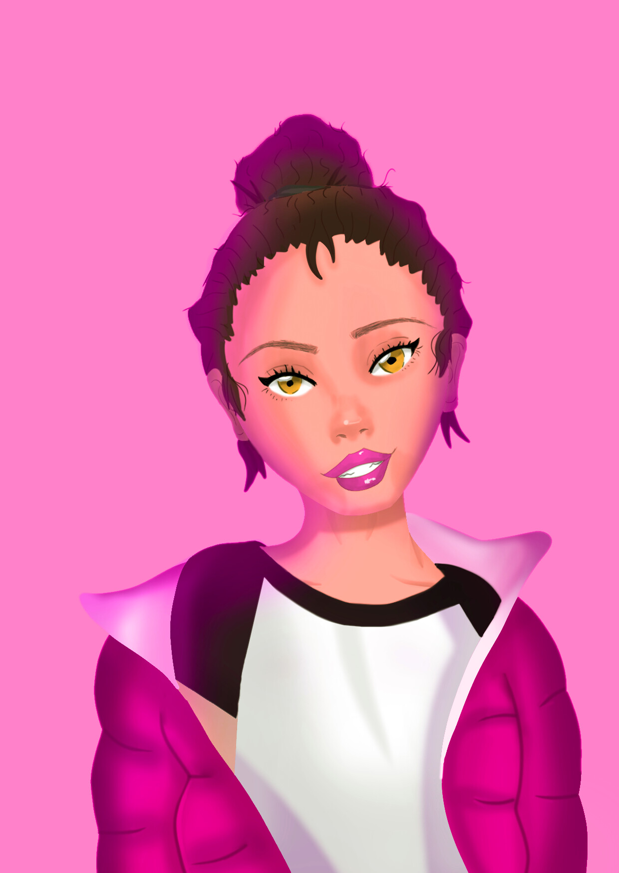 ArtStation - Pink Girl