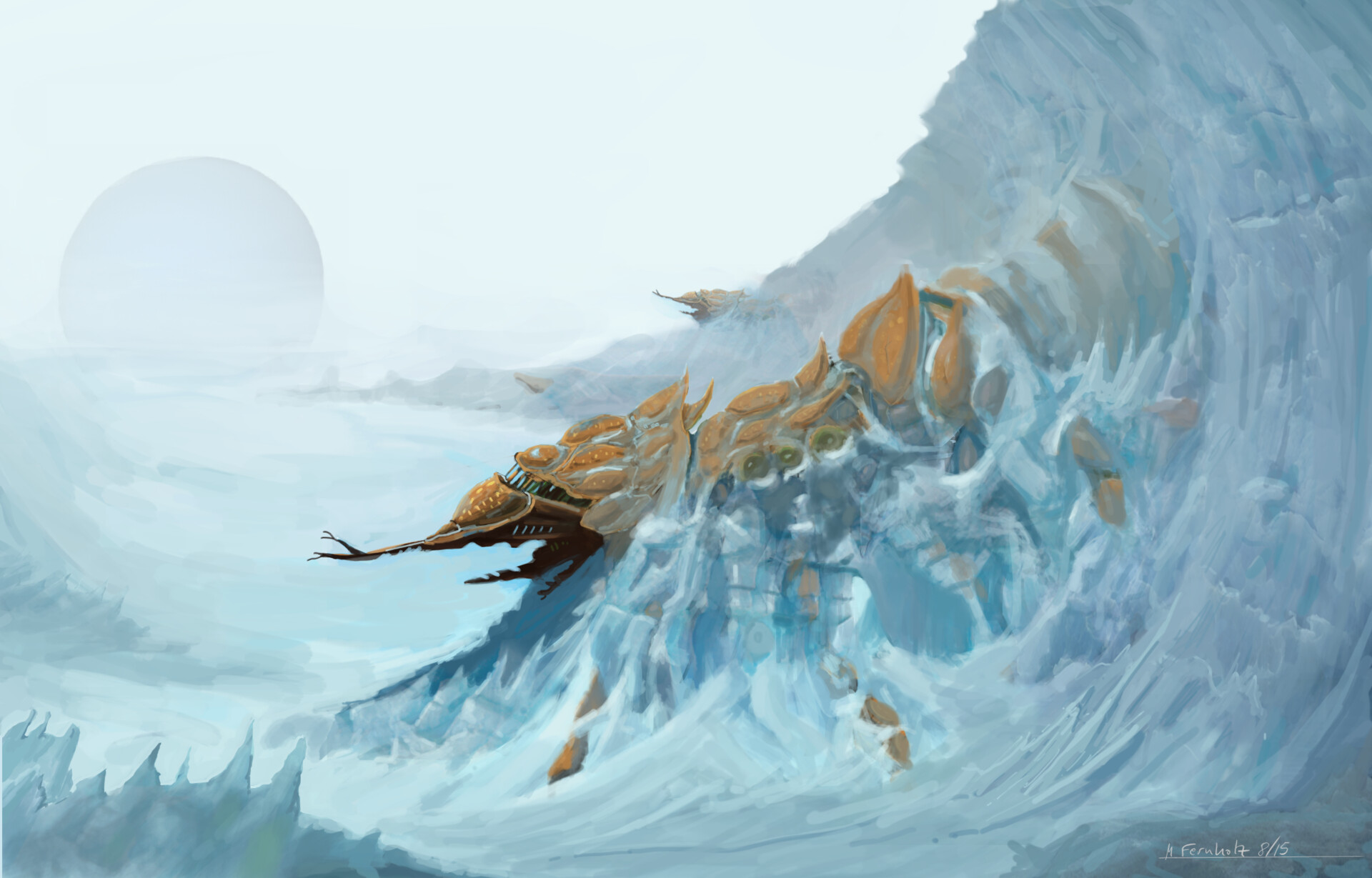 ArtStation - Frozen on Neptune