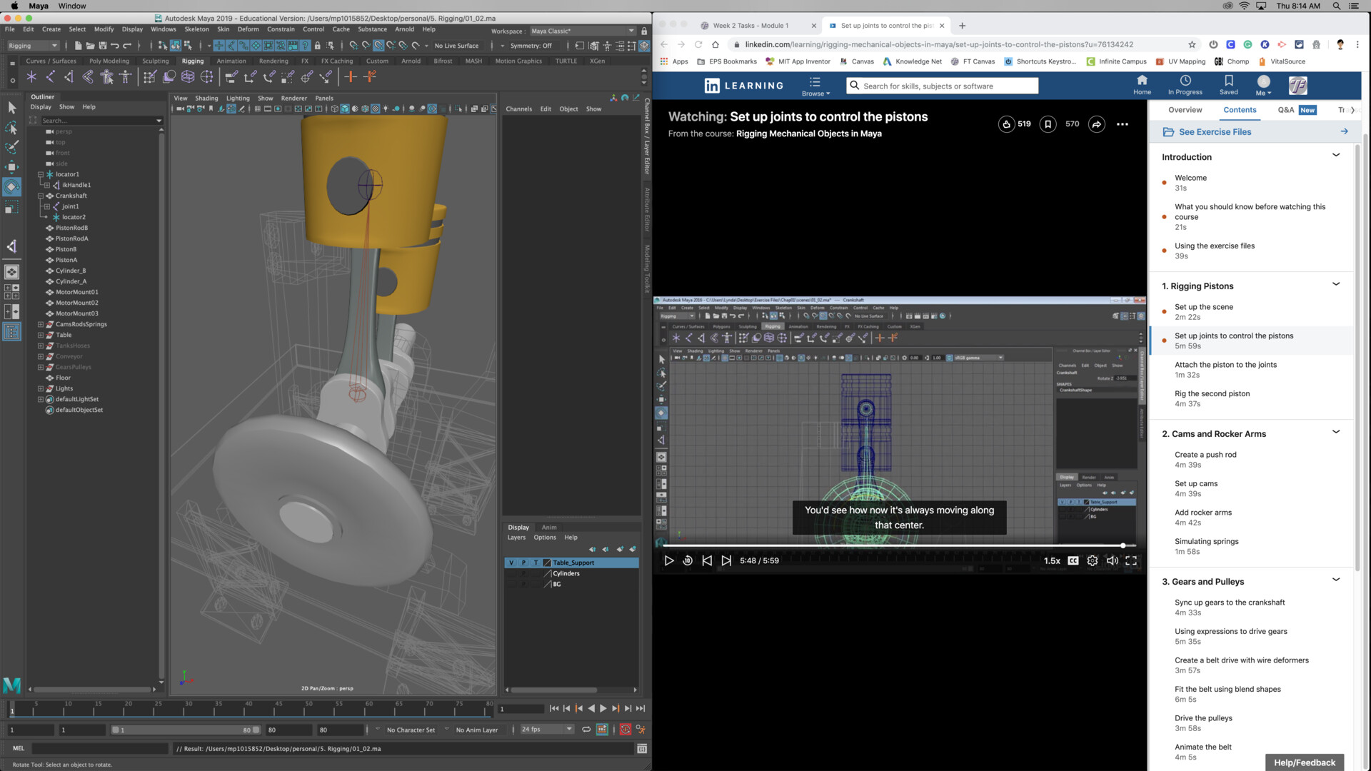 ArtStation - Rigging Pistons