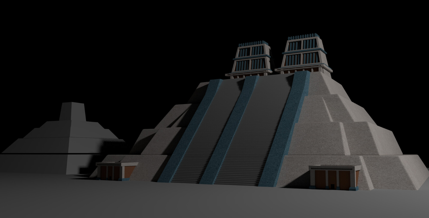 ArtStation - Tenochtitlan templo mayor