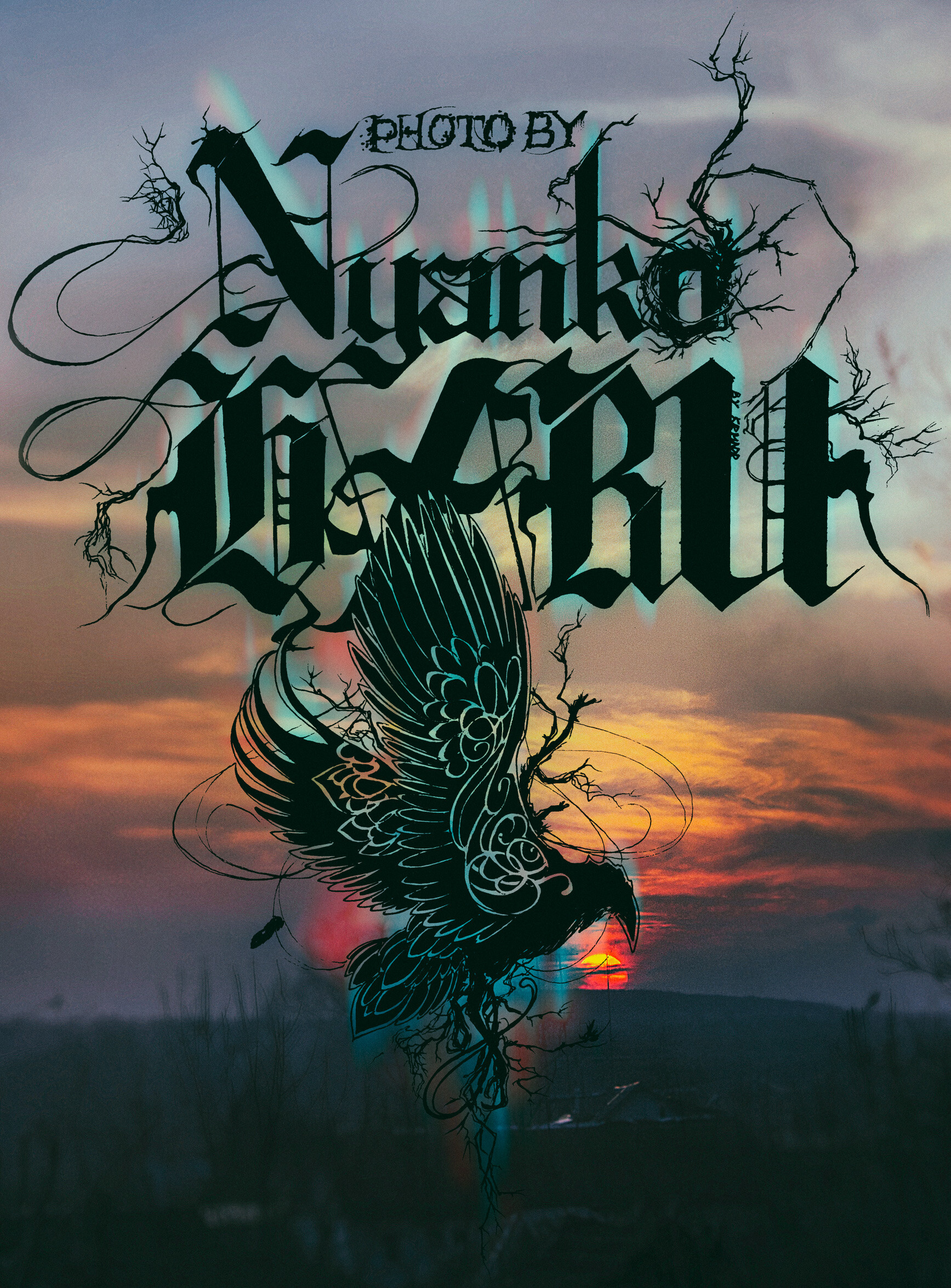 ArtStation - raven at sunset