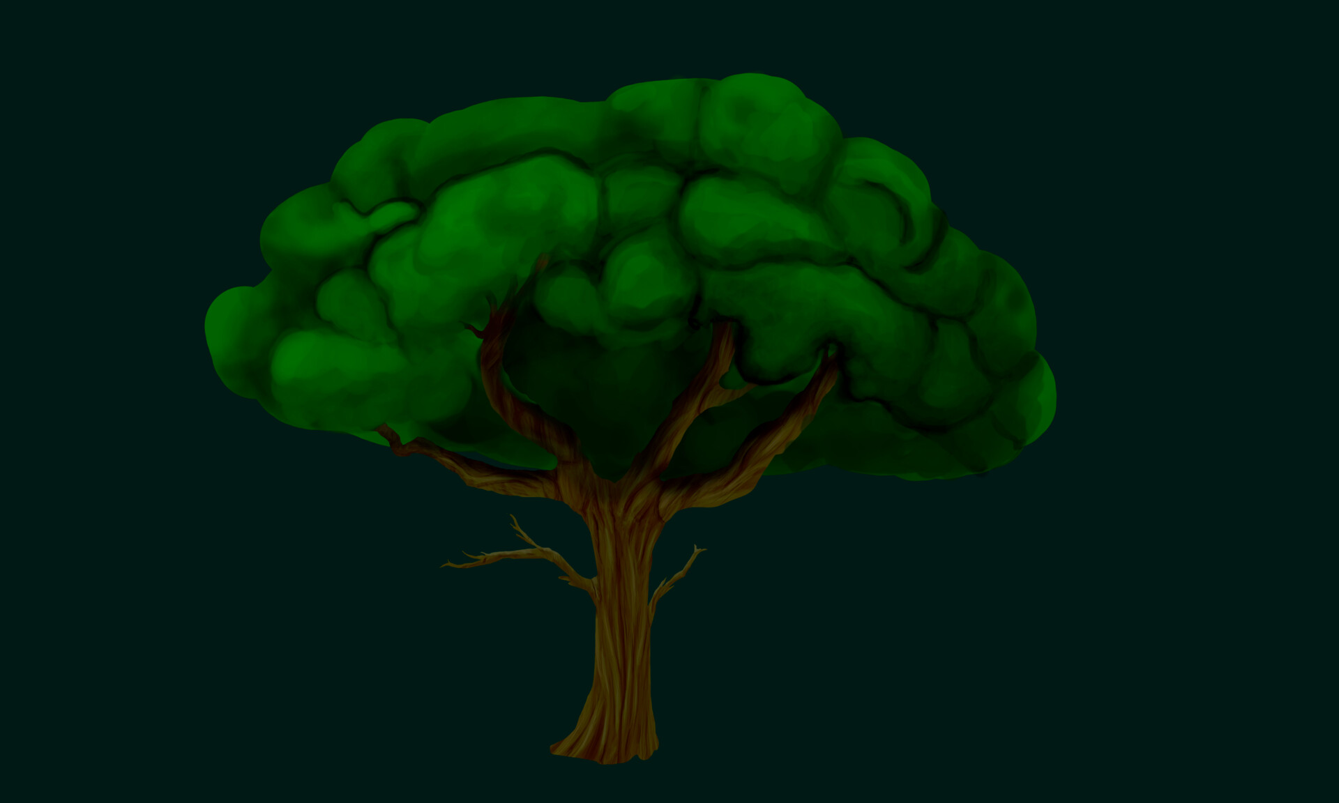 ArtStation - Tree concept art test