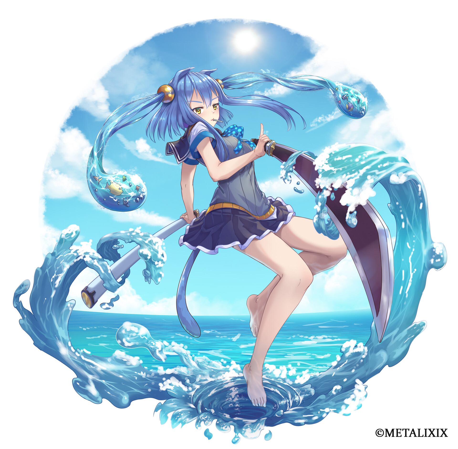 ArtStation - Water Swordgirl