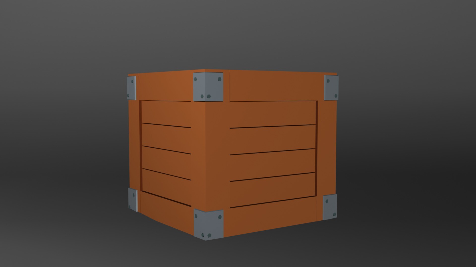 ArtStation - Low poly crate
