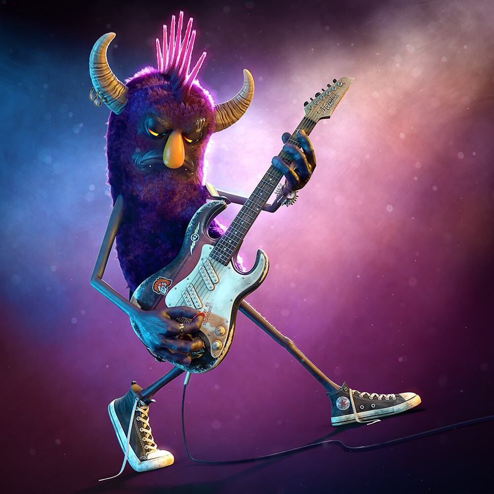 ArtStation - Rock Monster