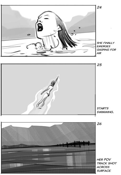 Igor Toshevski - Storyboard: lake scene