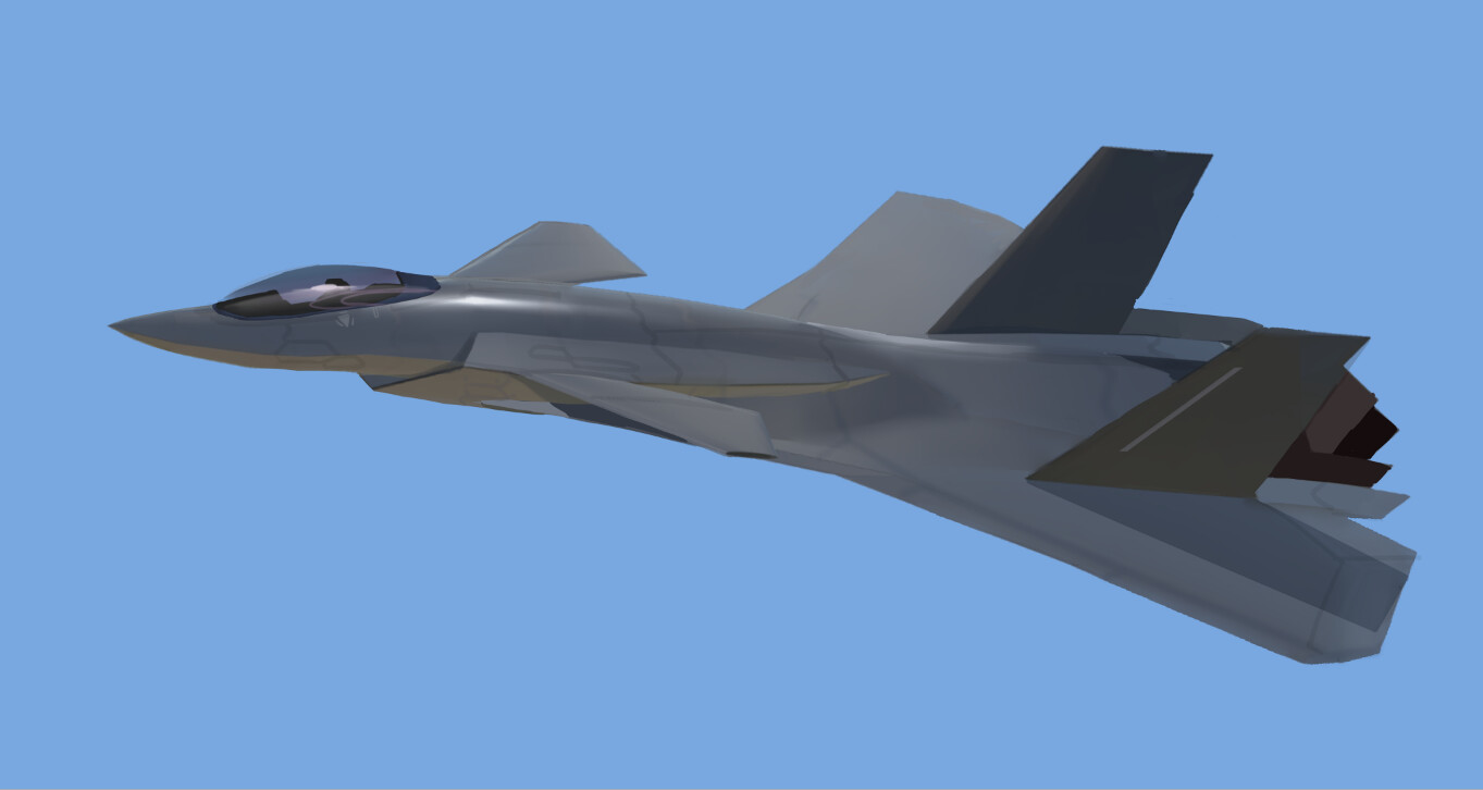 ArtStation - fictional 5-gen fighter/attacker v1.0