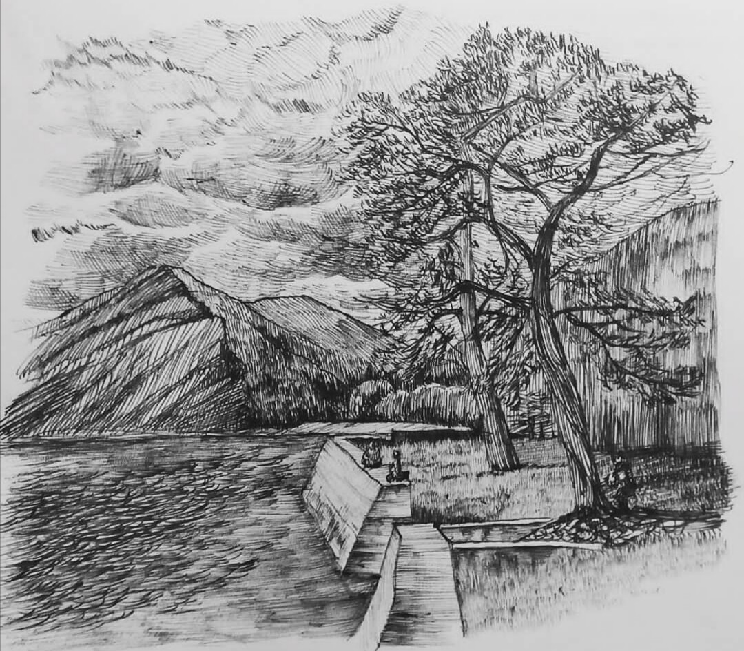 ArtStation - waterfront landscape