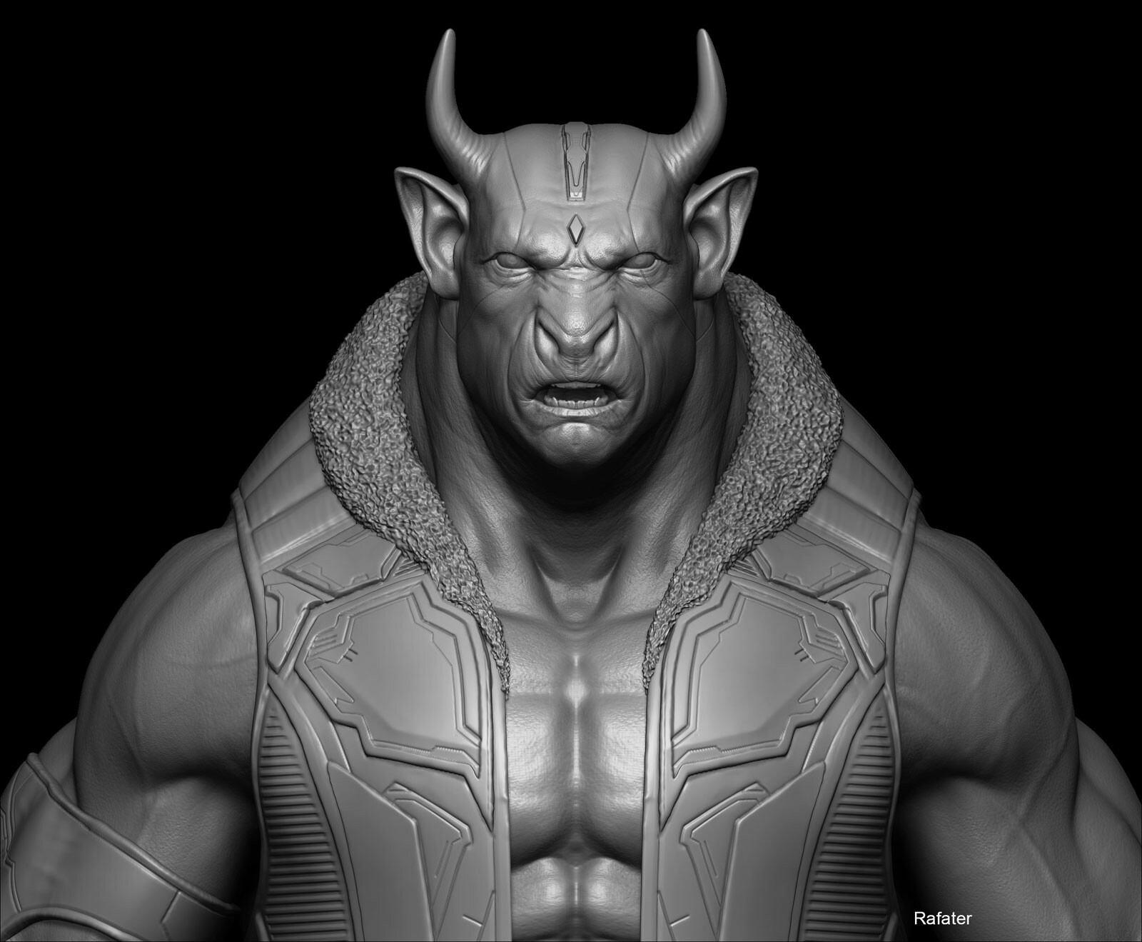 Rafater - Futuristic Minotaur