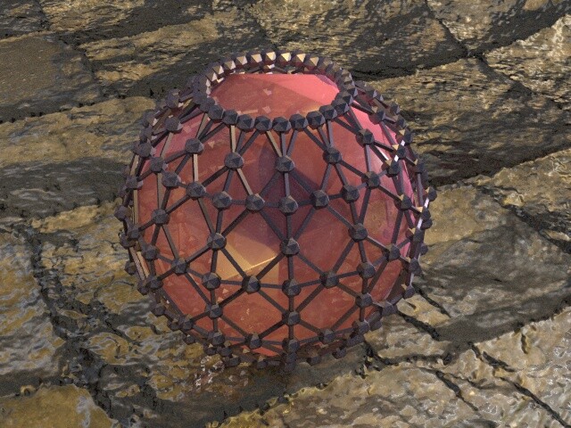 ArtStation - Fancy Geometric Ball