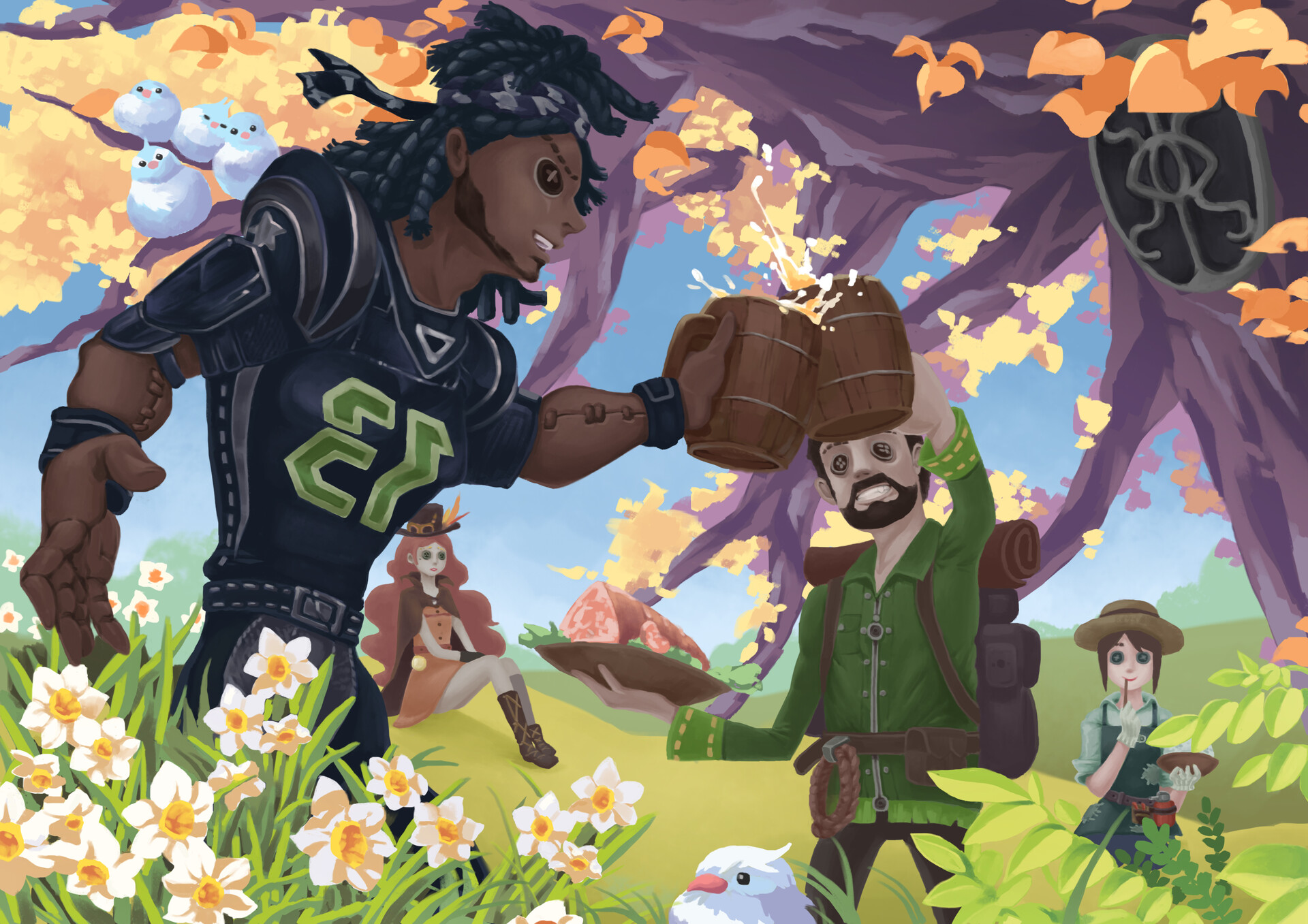 ArtStation - Love Chinese game-The fifth personality