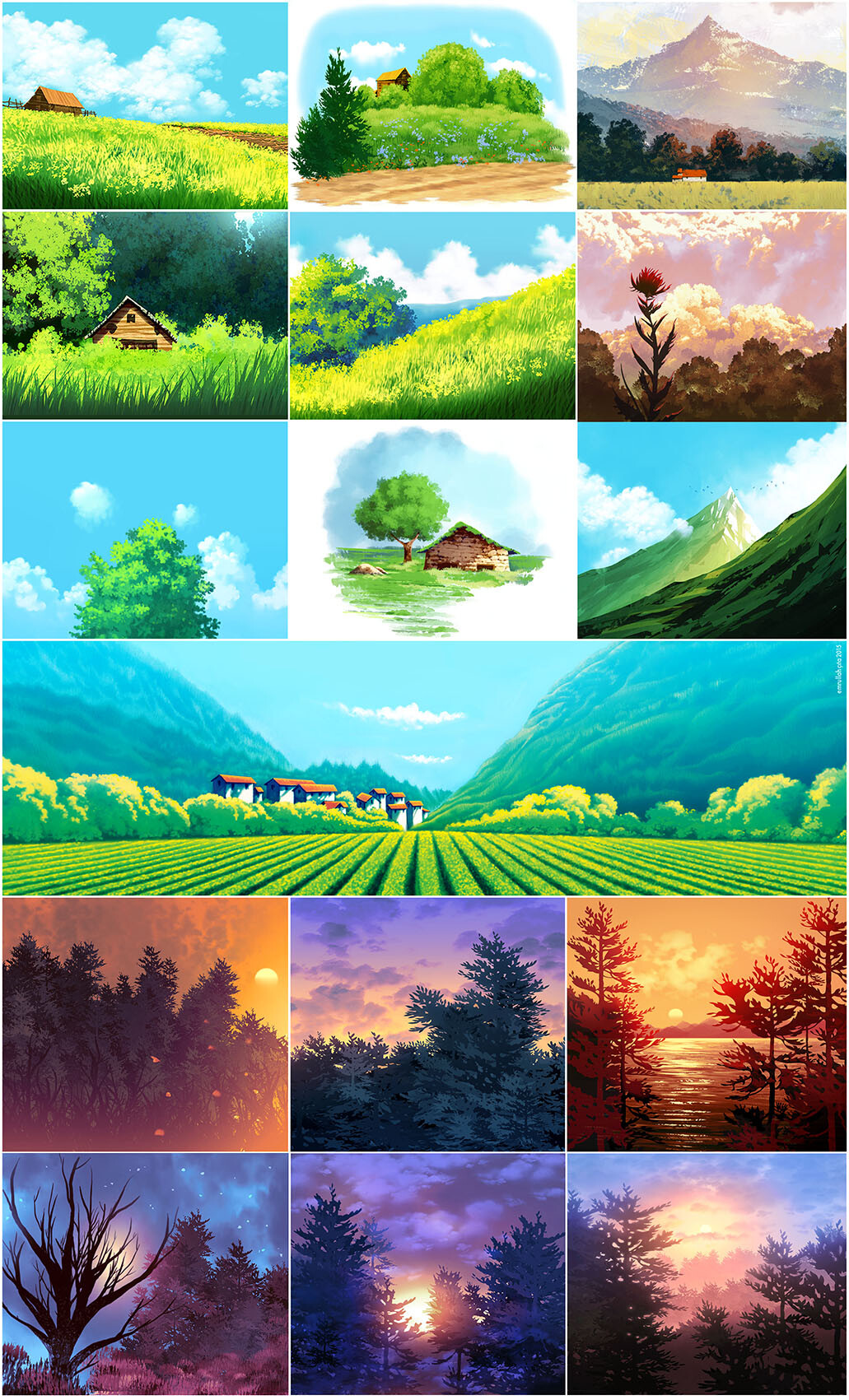 ArtStation - some my ghibli works...