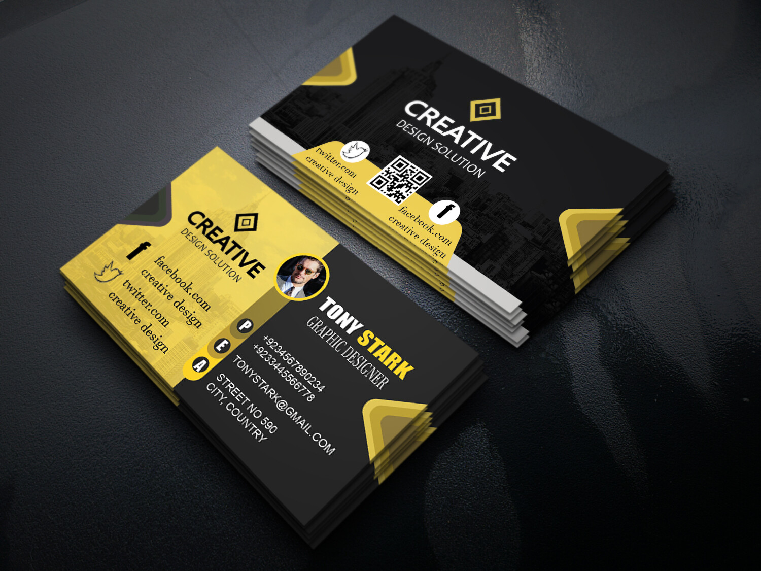 ArtStation - visting card design