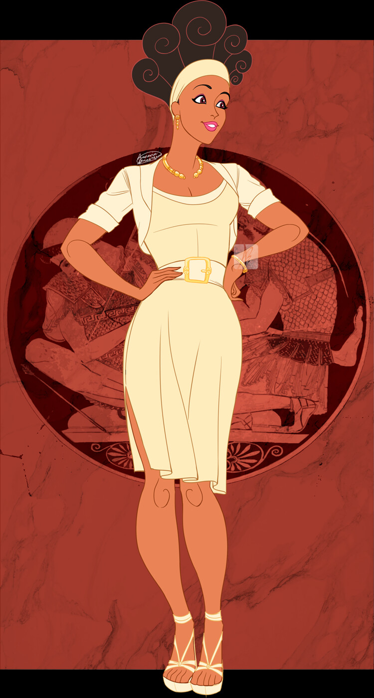 ArtStation - Way Beyond The Myth_Hercules AU_Muses