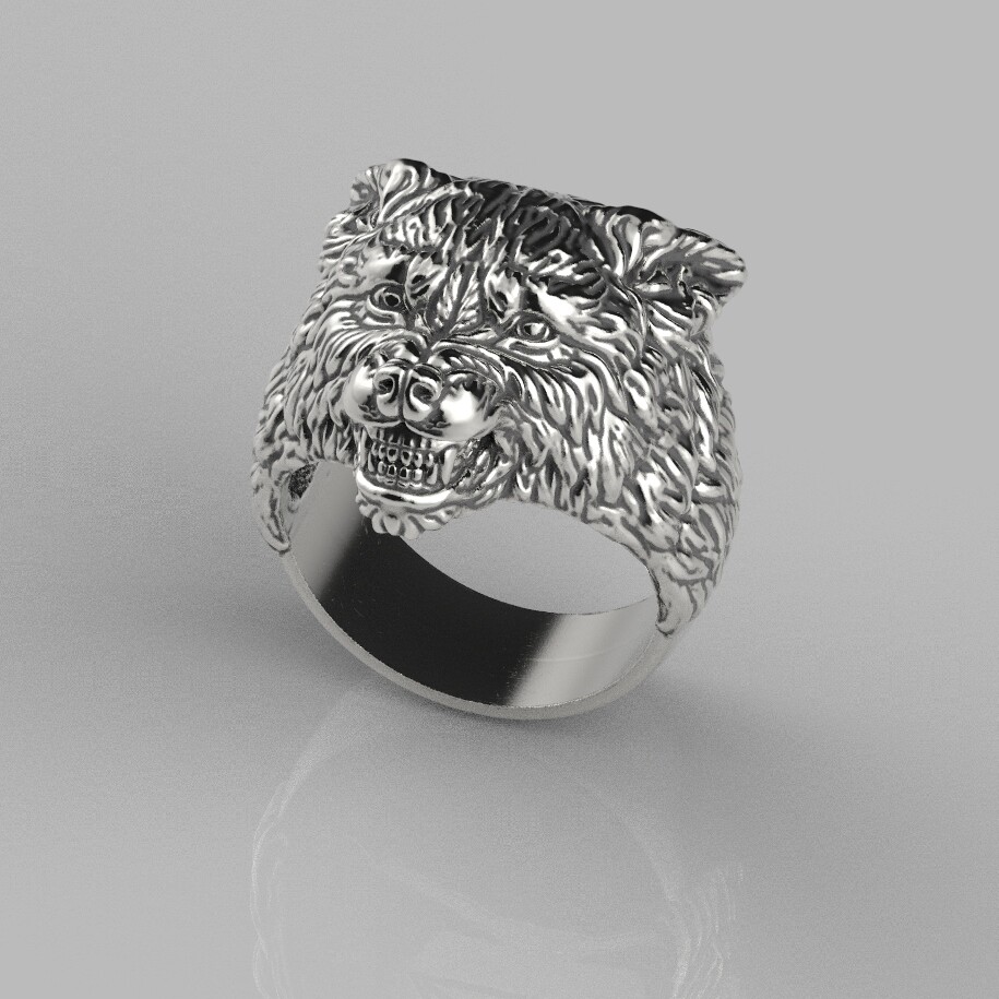 ArtStation - Wolf Ring