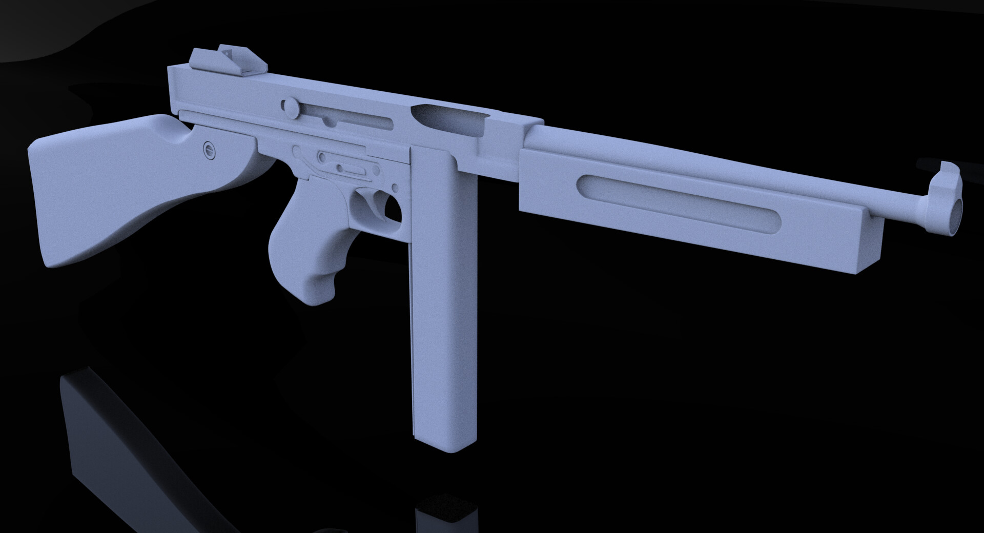 ArtStation - Tommy Gun