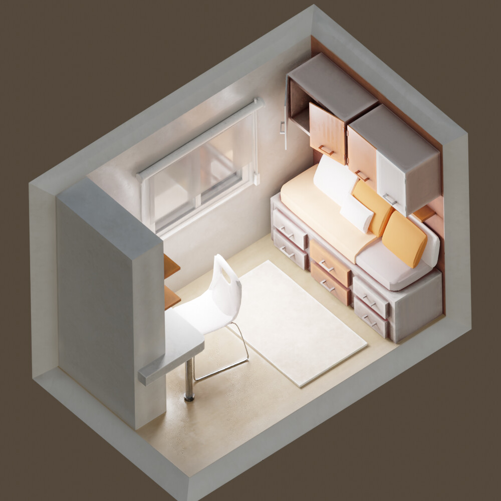 ArtStation - Small room Stylized