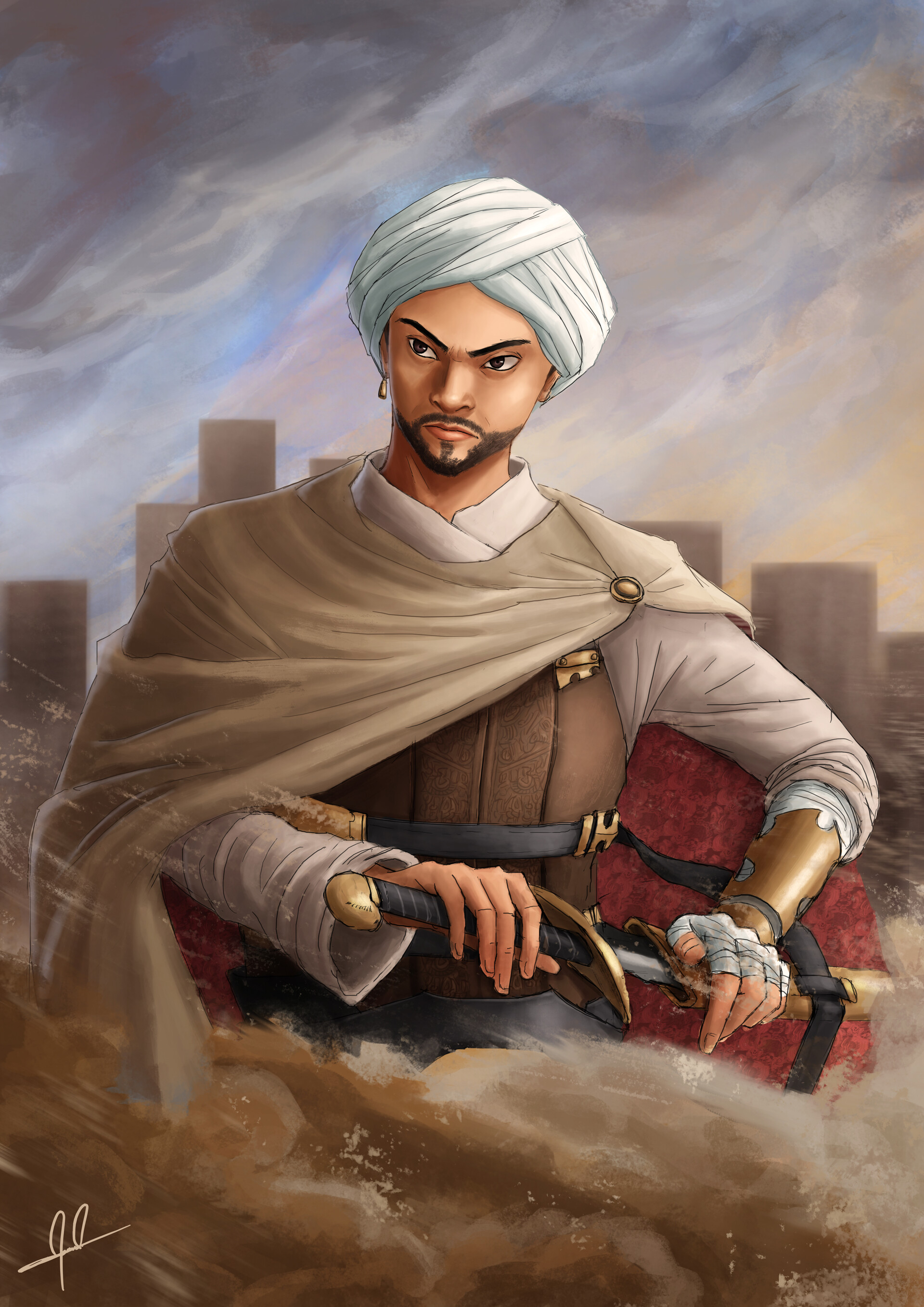 ArtStation - The Warrior King