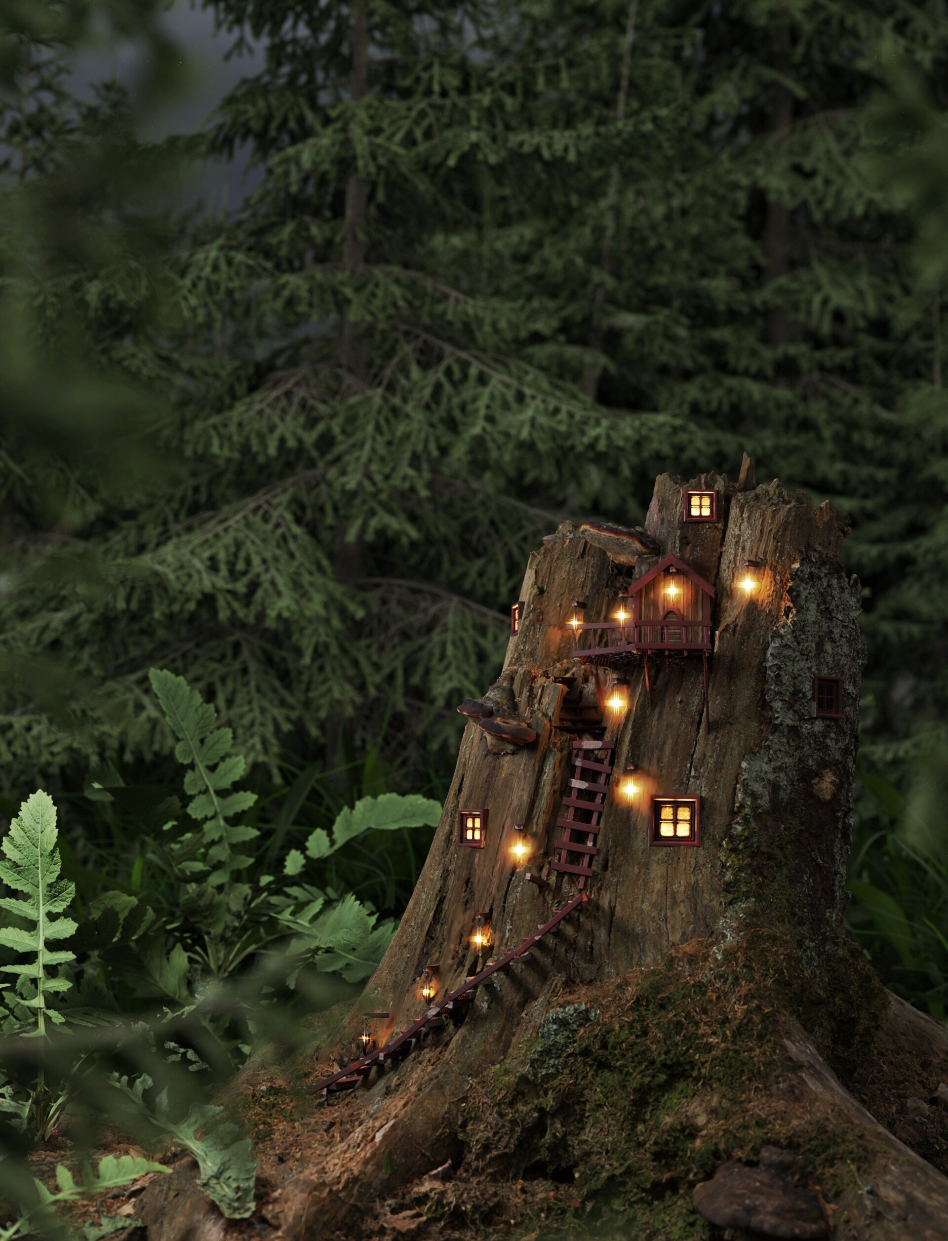 ArtStation - The Stumphouse