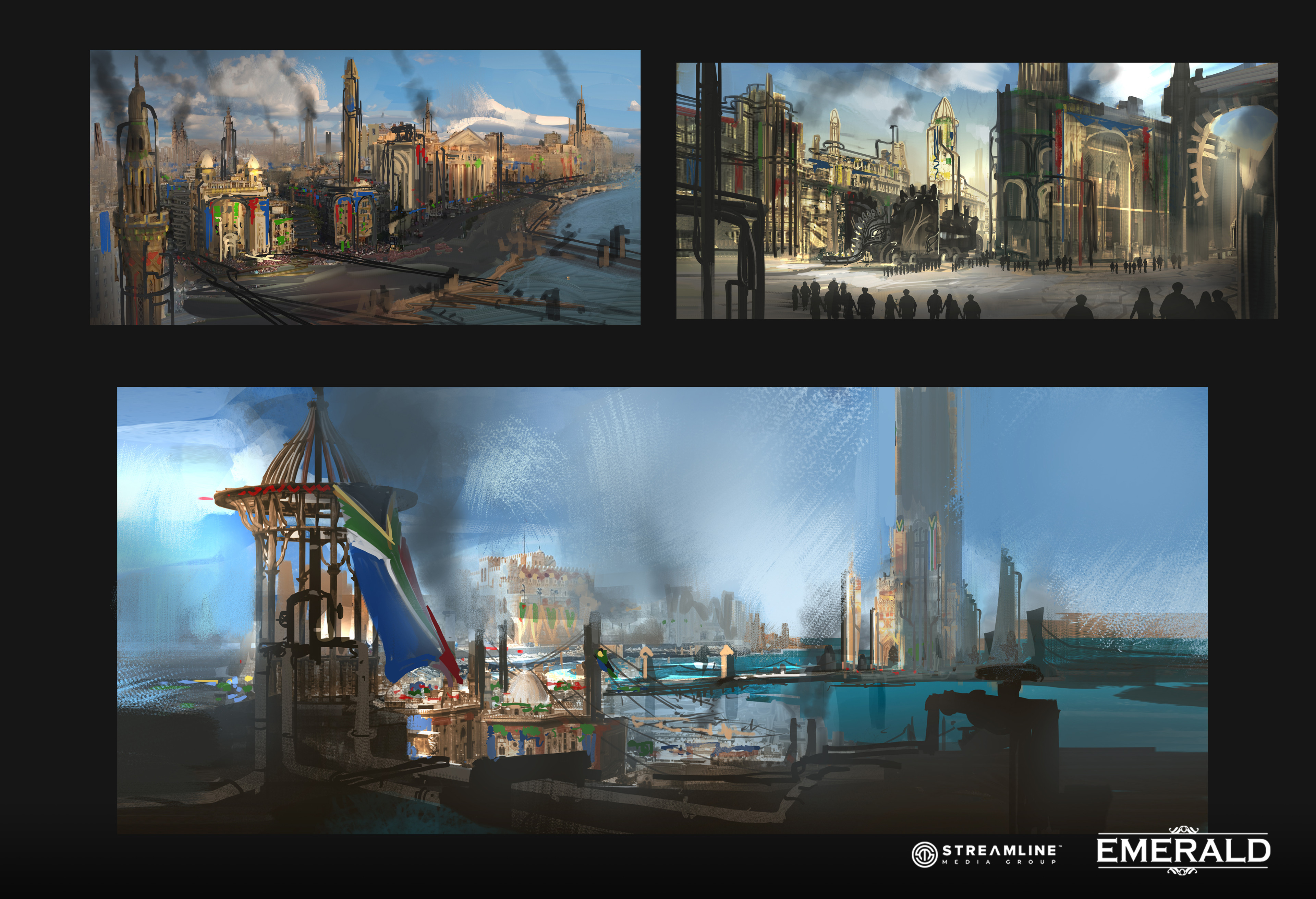 Streamline Studios - Emerald Environment Concept Art